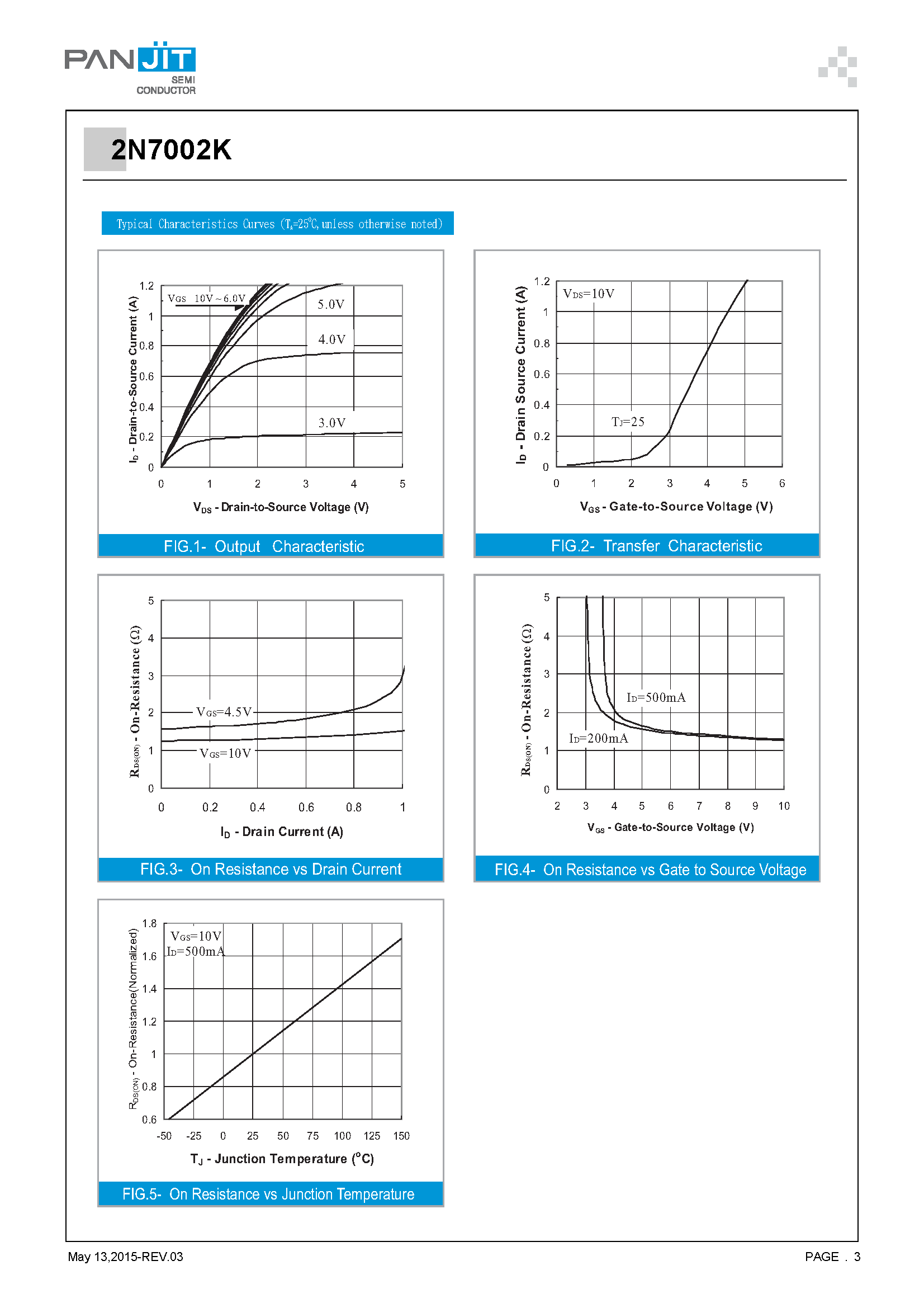 MOSFET 2N7002K SOT-23 PANJIT - 產品介紹 - UTC 代理商 友順科技--汎翊國際有限公司 FLYiNG INTERNATIONAL